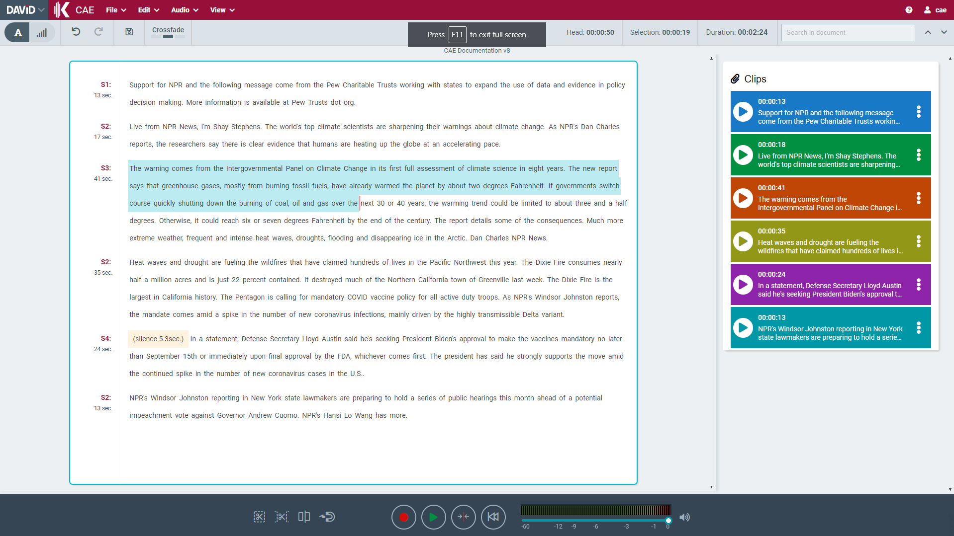 Working with Text View