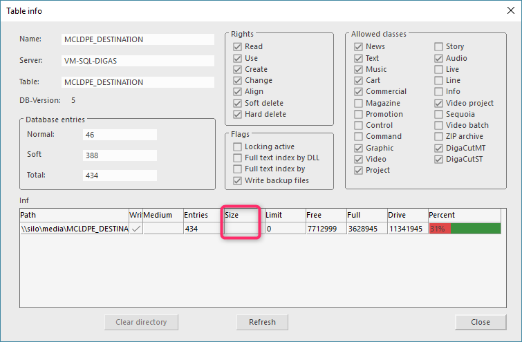 Configuring Tables