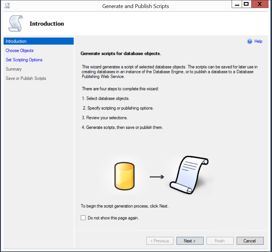 How to create a MS SQL script that (re)creates table data