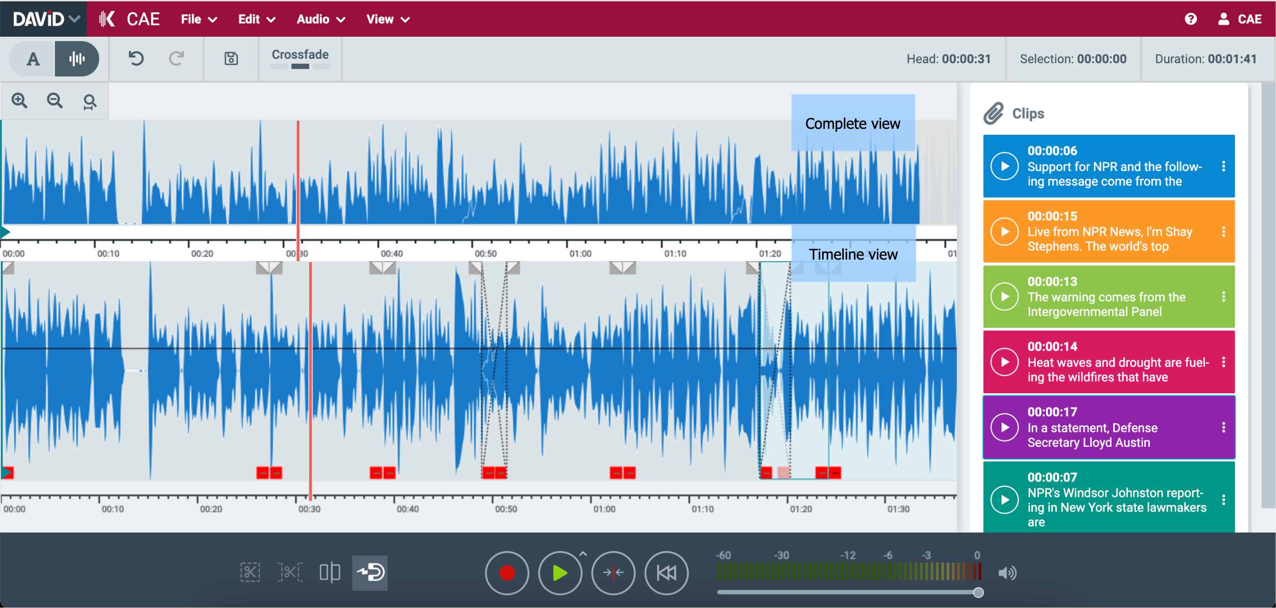 Working with Waveform View